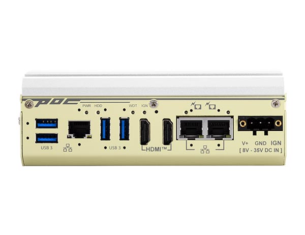 POC-600 Intel Atom x7425E Ultra-compact DIN-Rail Fanless Computer ...